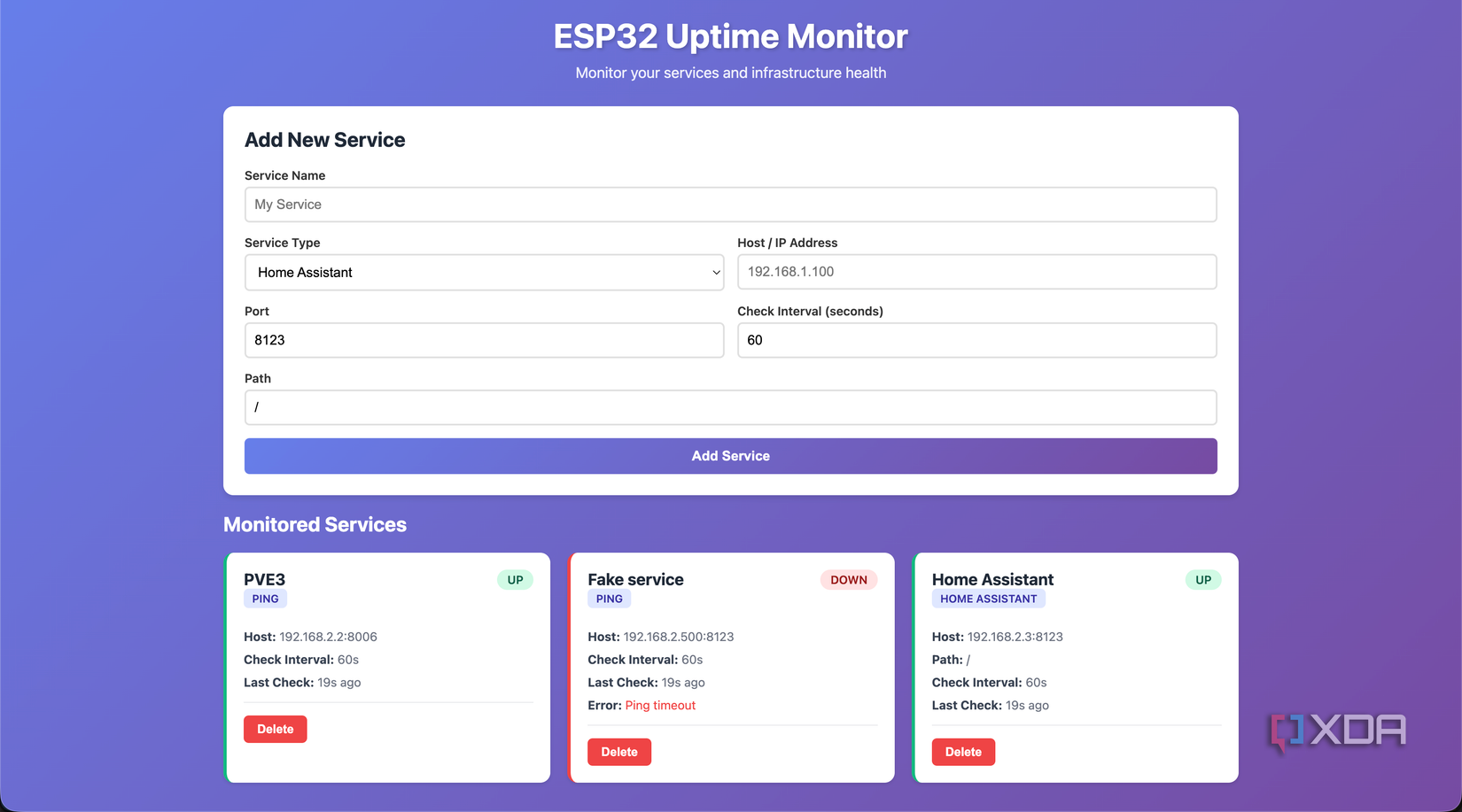 I built a $5 uptime monitor using an ESP32 and it's surprisingly powerful