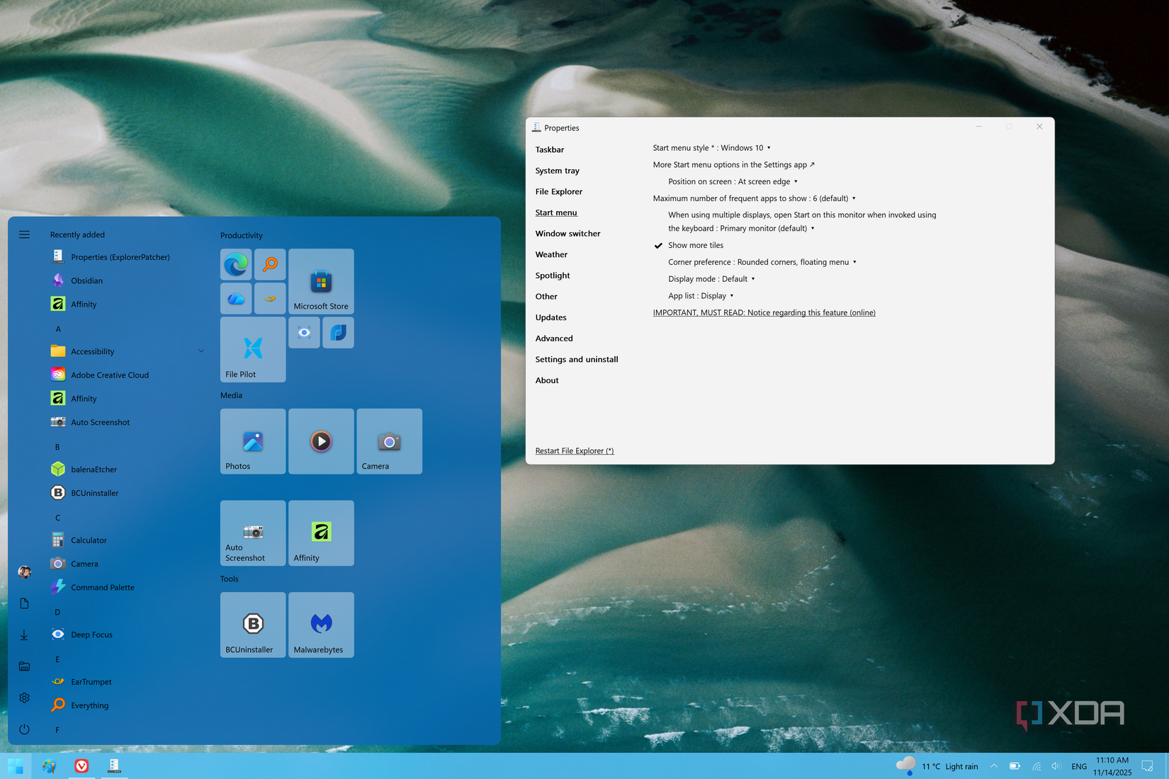 Windows 10 still has the best Start menu, so I brought it back for free