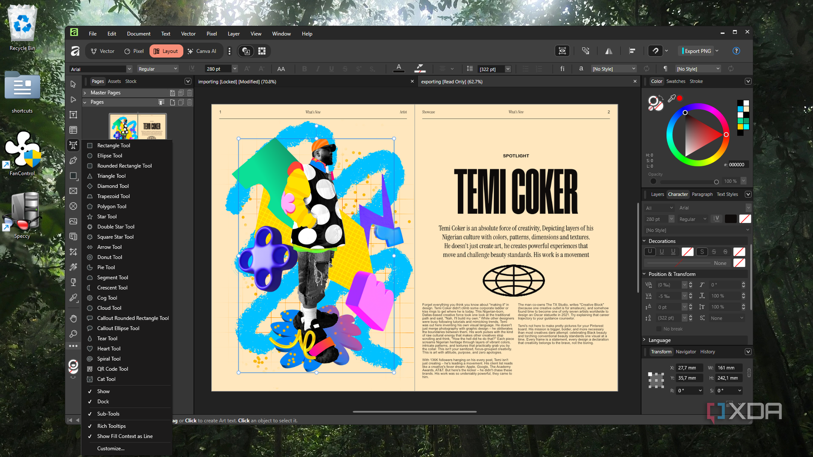 Affinity's free new graphics app replaces Photoshop, Illustrator, and ...