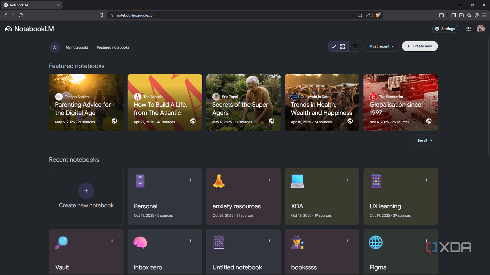 I started using NotebookLM as a personal journal, and I should have ...