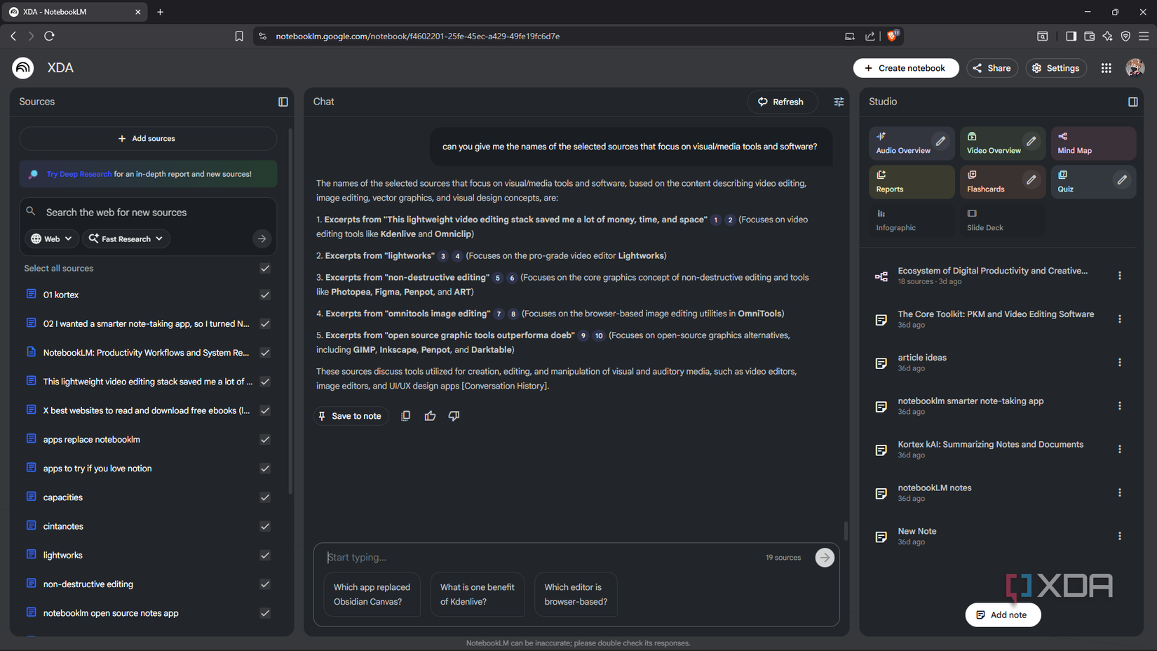 4 workflows and tasks that NotebookLM handles better than my entire productivity stack