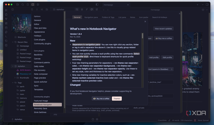 This Obsidian plugin can literally replace a dozen others
