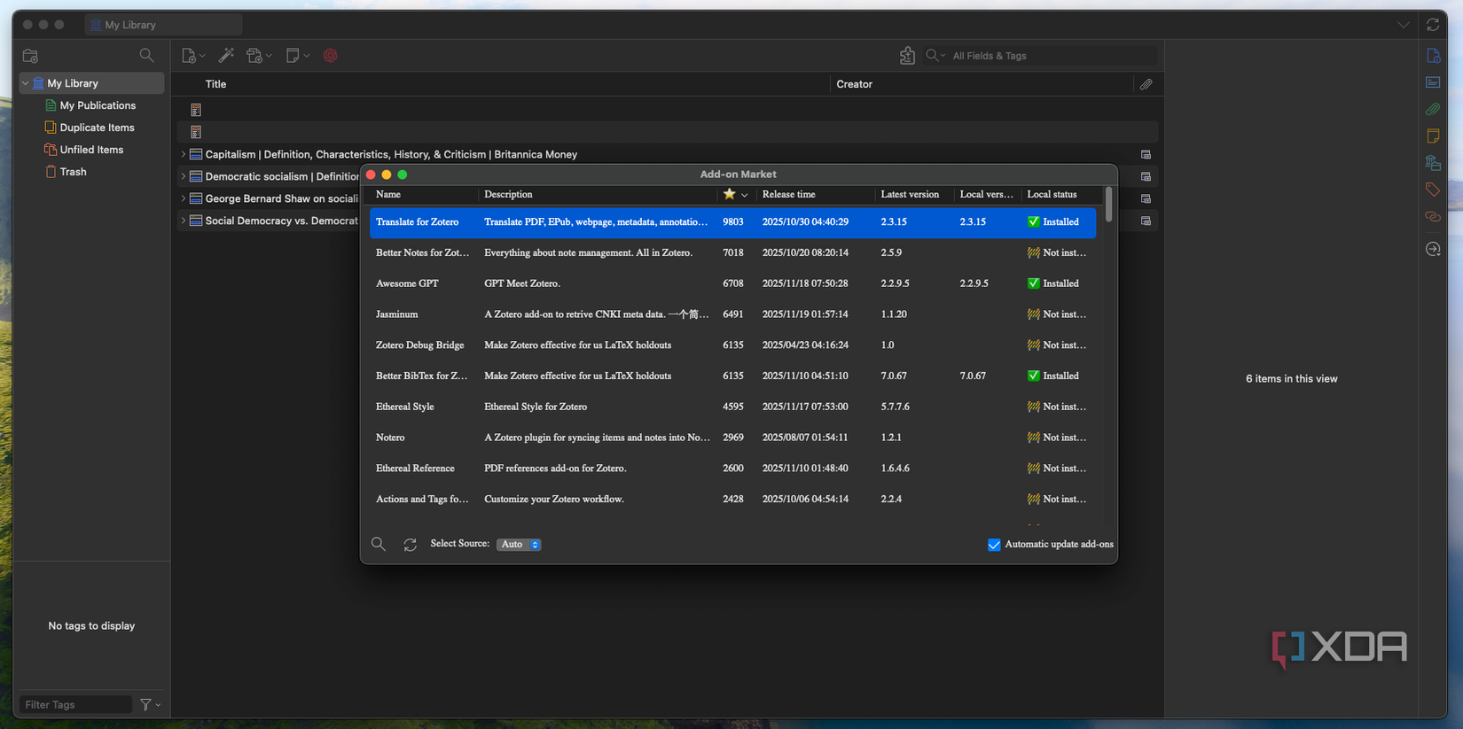 The best Zotero plugin is actually an add-on market