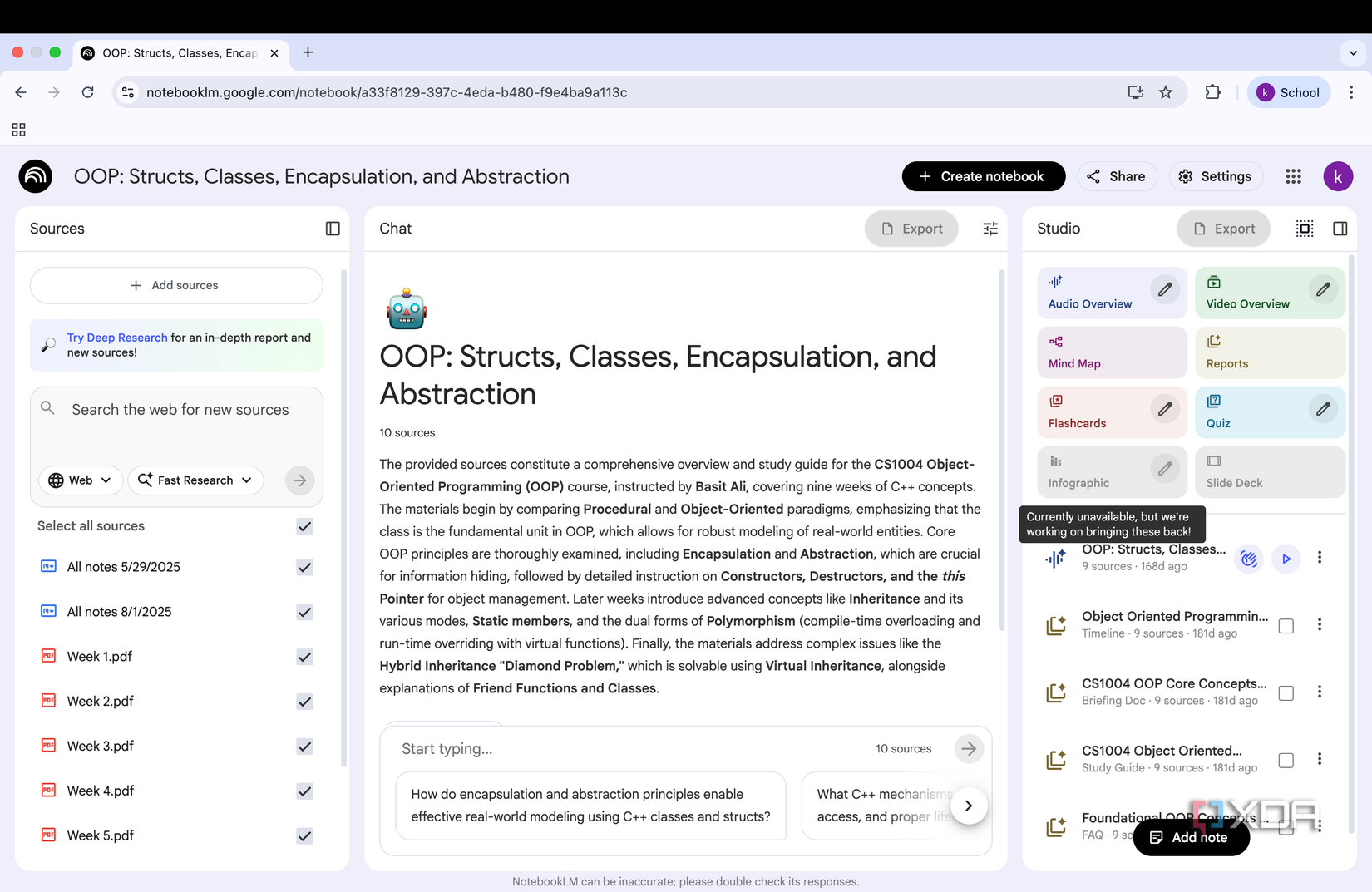 Google rolls back NotebookLM's new features, sort of