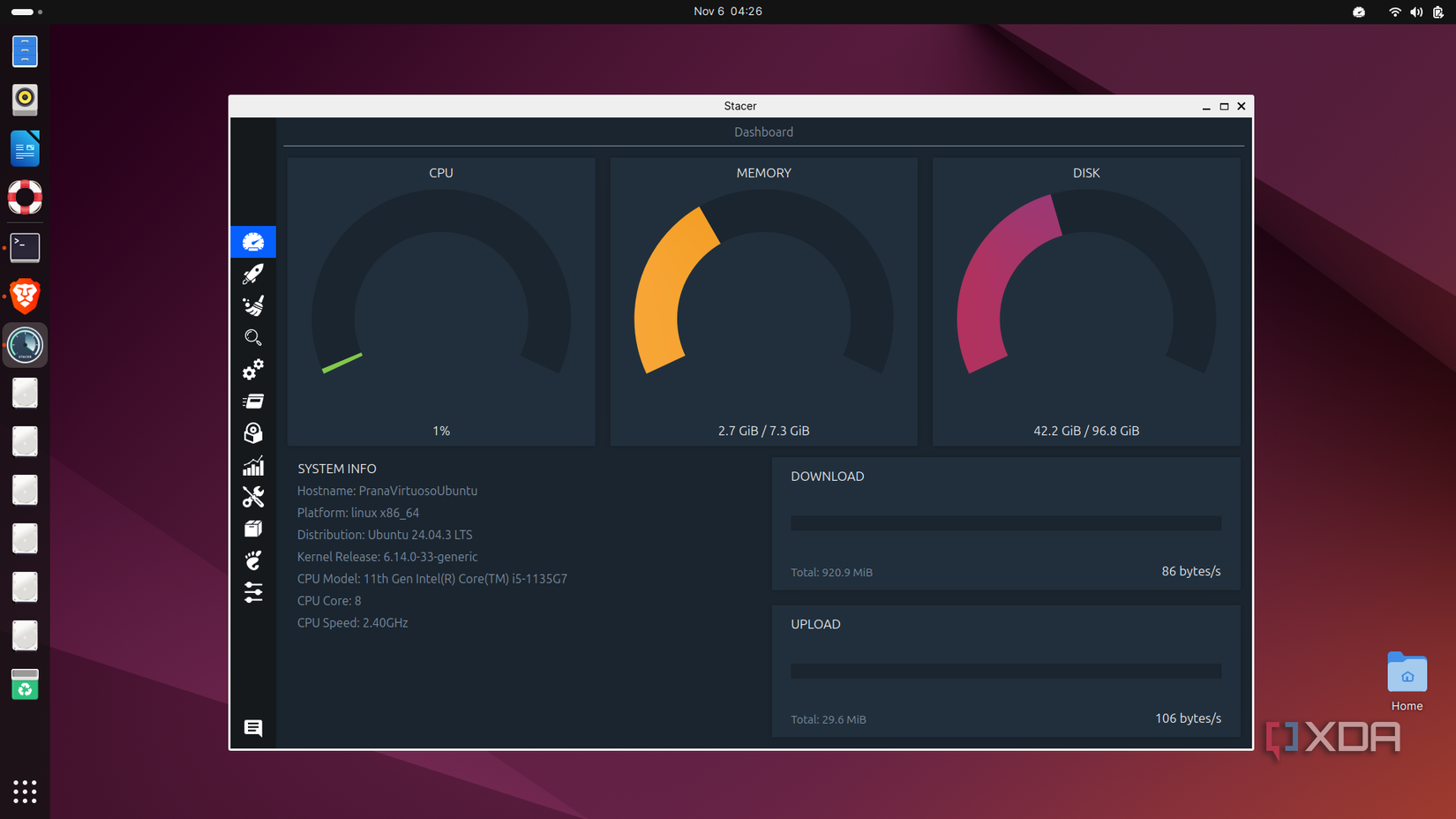 I used this app to optimize Ubuntu and make it run smoother