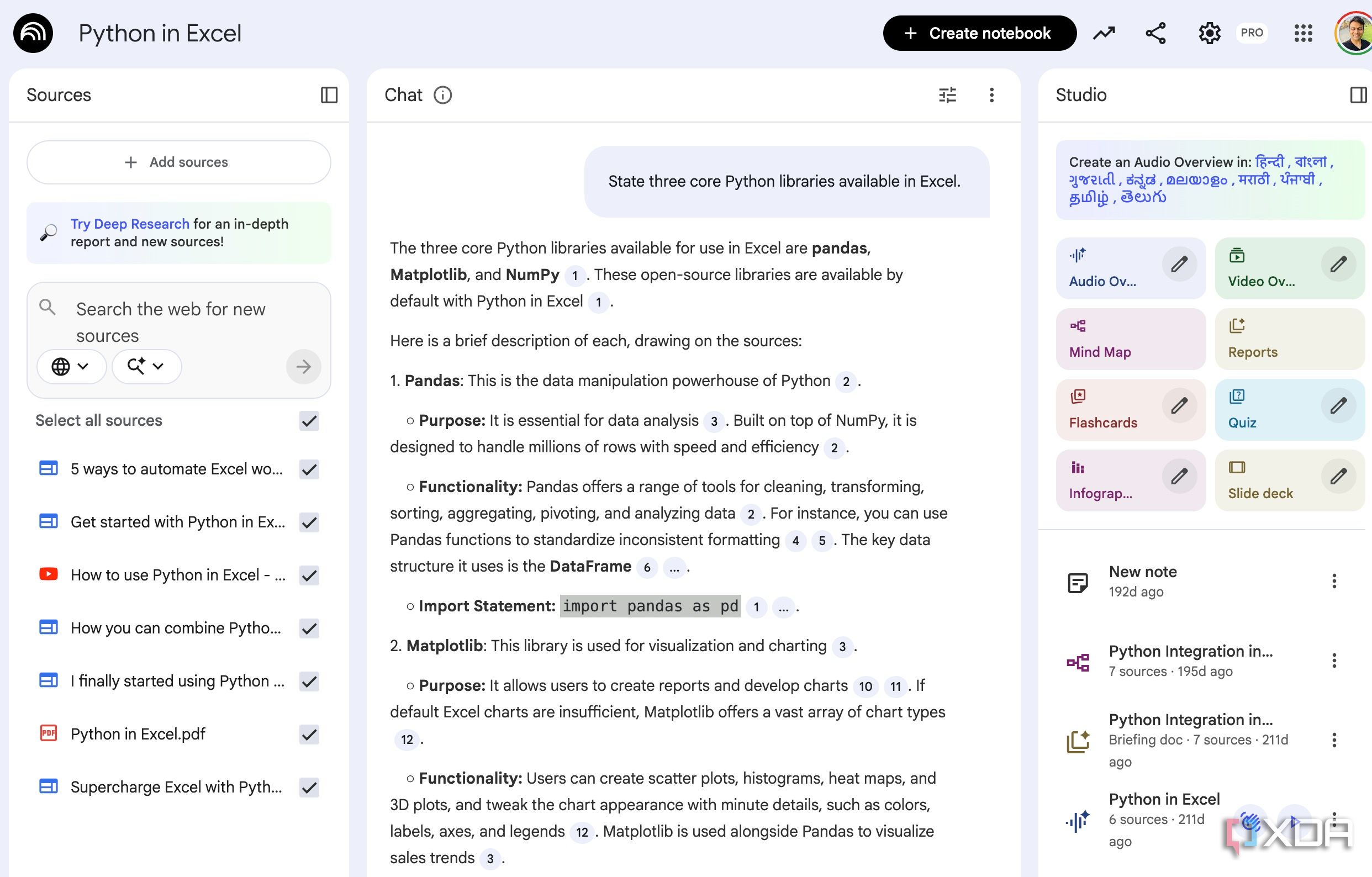 วิธีใช้ Excel ร่วมกับ NotebookLM แบบ Step-by-step ทั้ง Excel, Python ...