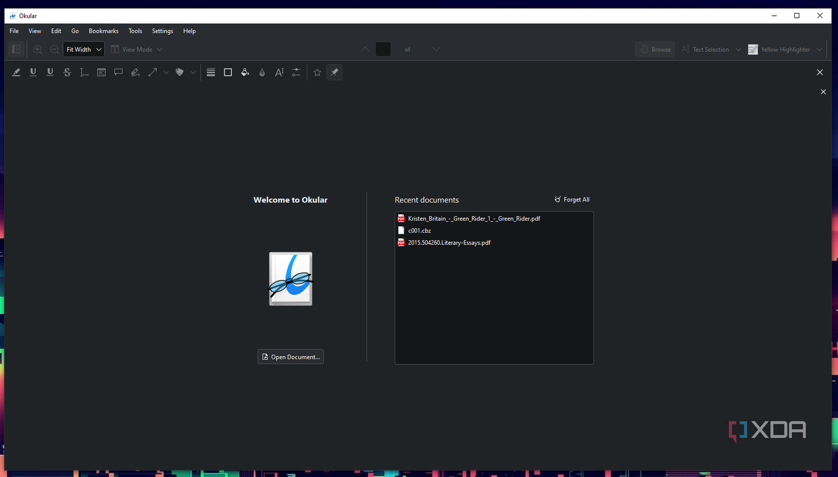 I tried multiple PDF readers, and then I found Okular