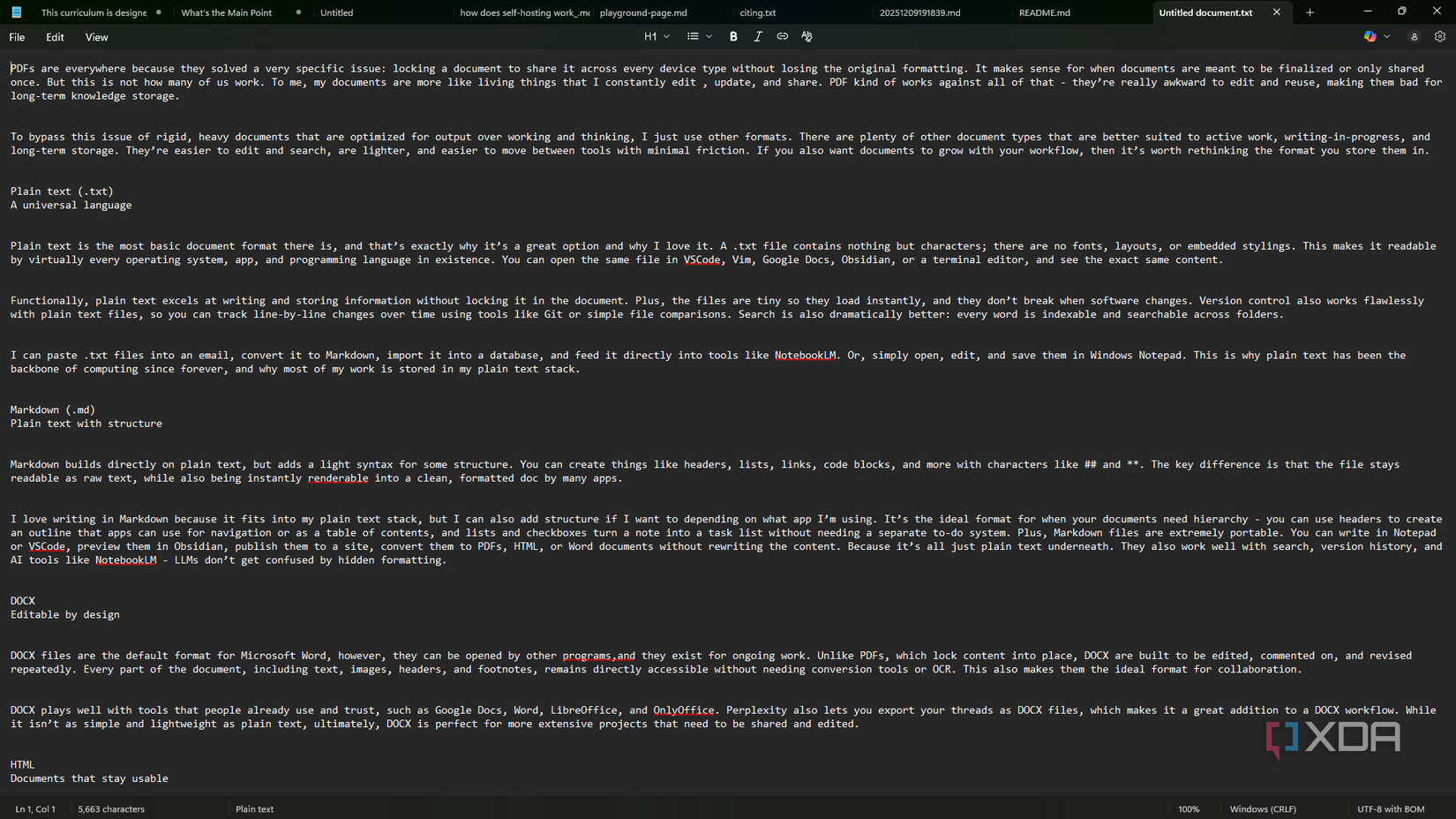 4 formats better than PDF for storing your documents