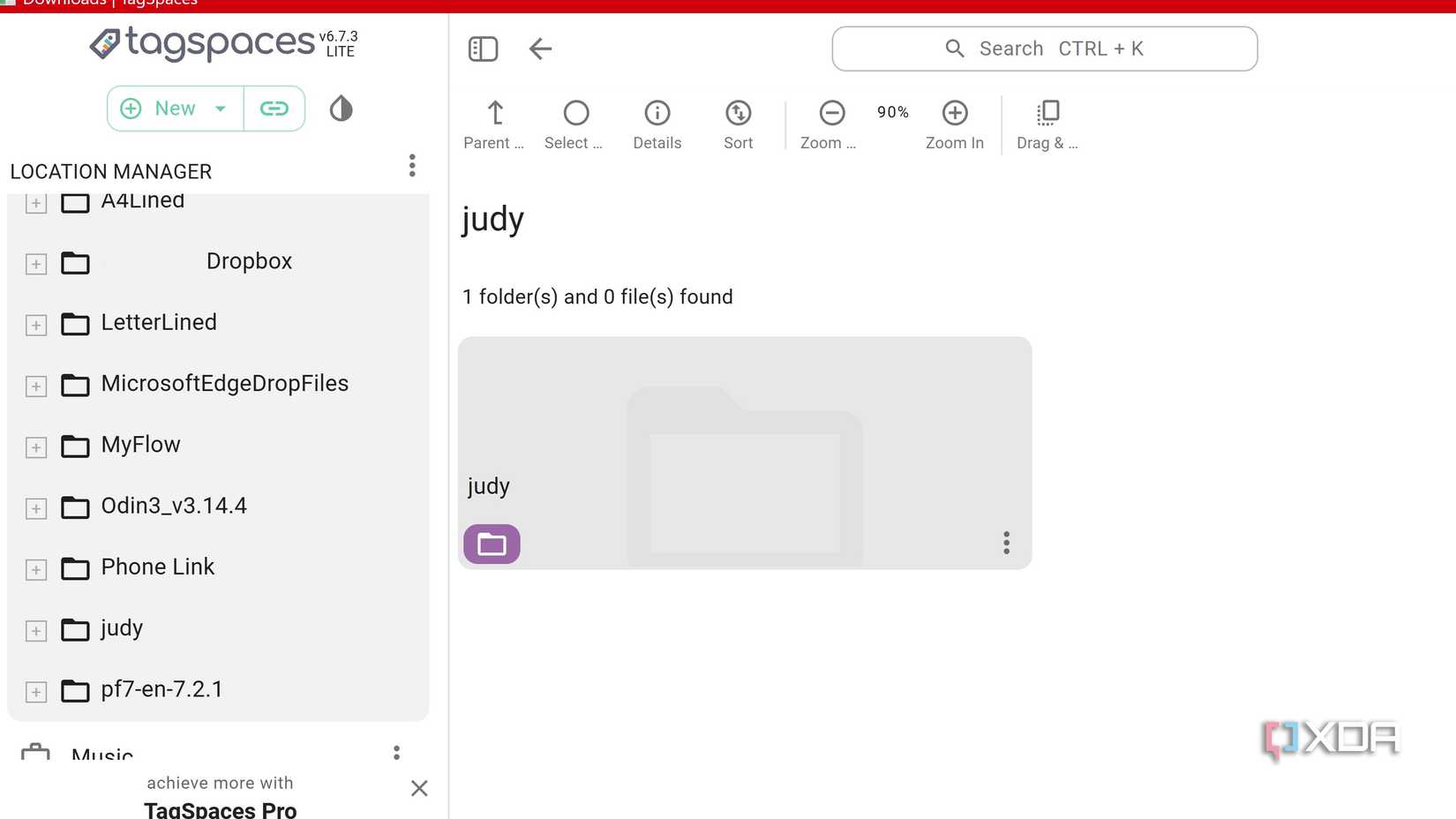 I replaced my folder system with TagSpaces, and finding files got way ...