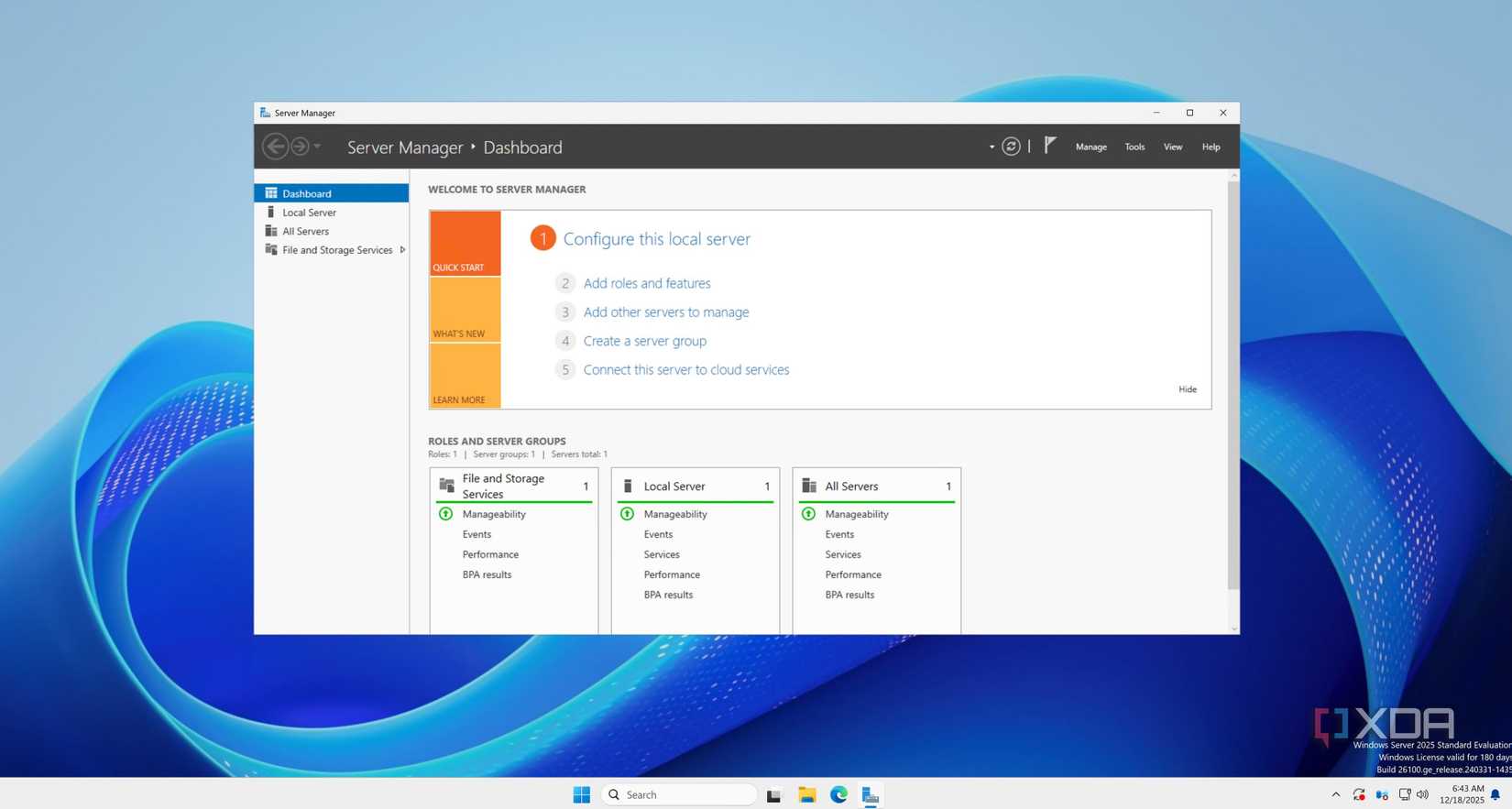Windows Server would be an amazing home lab OS, if not for its paid license