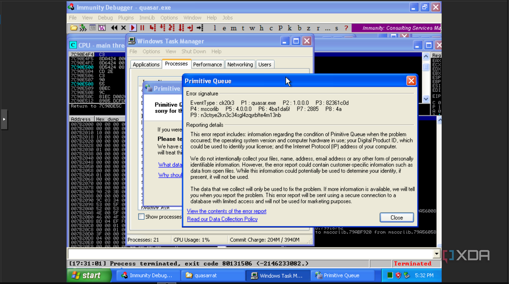 I installed modern malware on Windows XP just to see what would happen