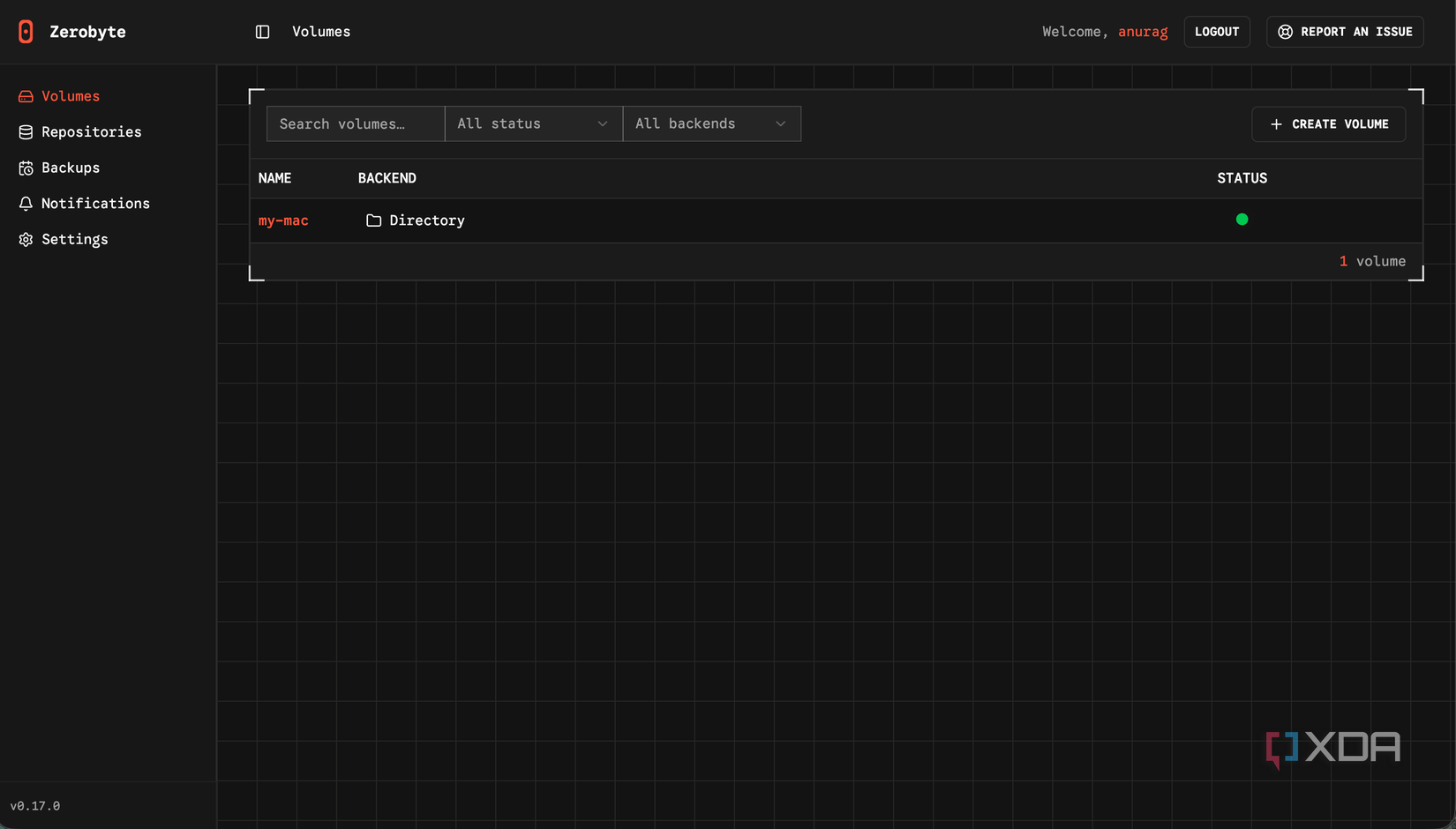 Zerobyte is a free, easy-to-use backup automation tool that supports everything