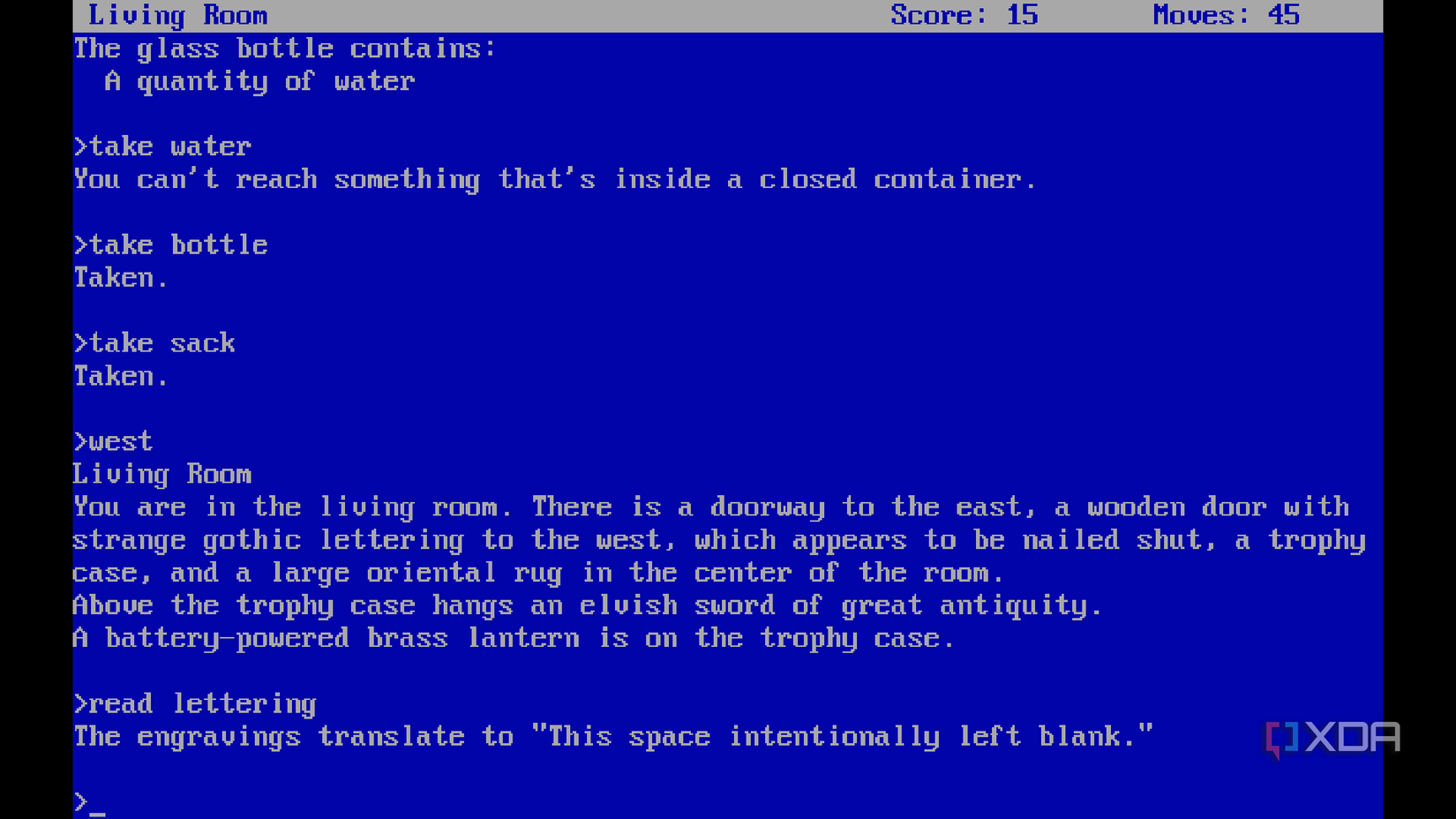 I tried this text adventure game from 1977, and it was better than I ...
