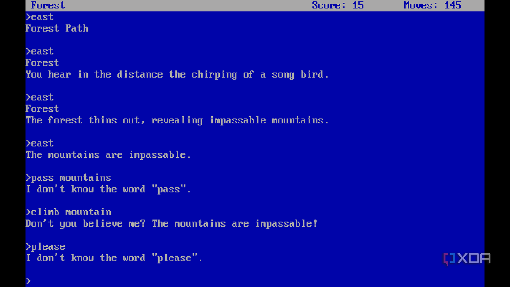 I tried this text adventure game from 1977, and it was better than I ...