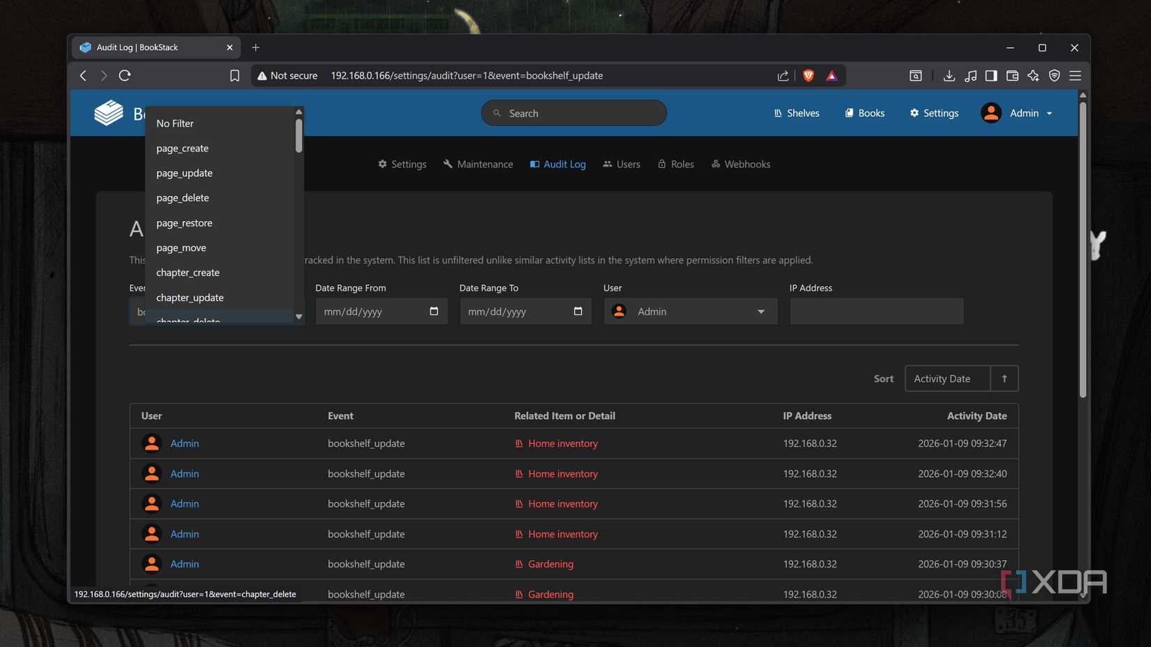 This self-hosted wiki replaced our family's shared Google Doc chaos
