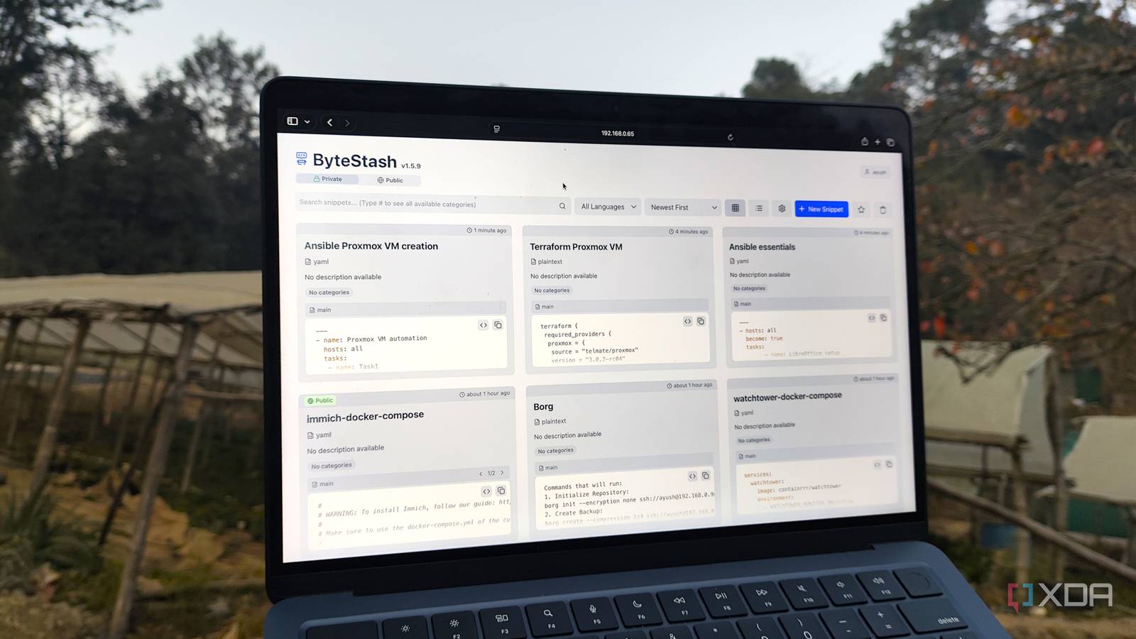 ByteStash is a self-hosted GitHub Gist alternative that lets you share ...