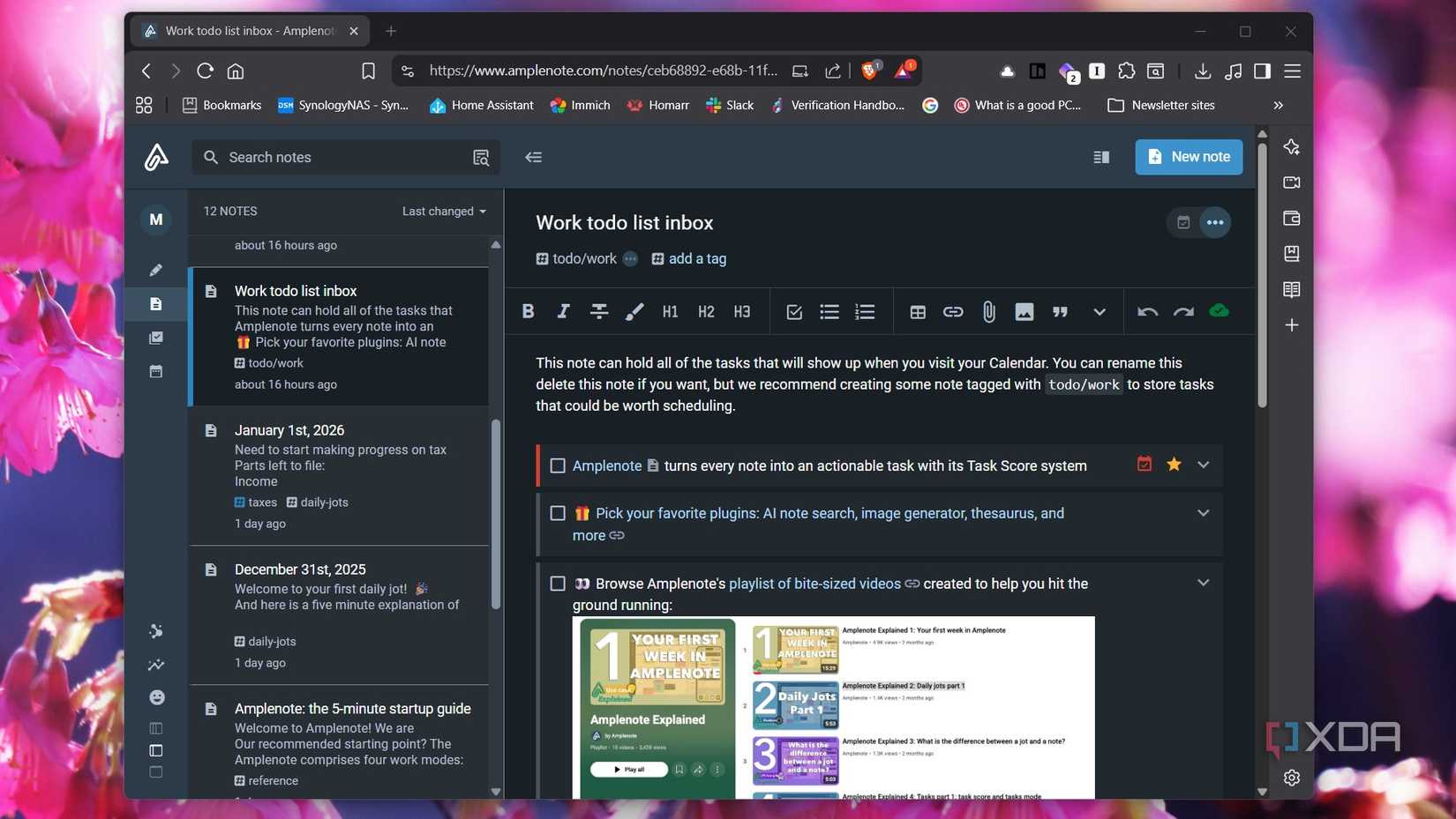Amplenotes fixed my chaotic to-do list thanks to its score system
