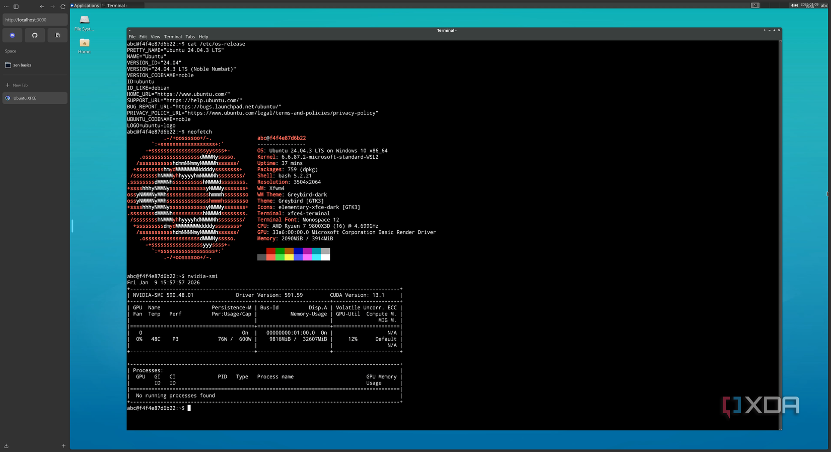 This Docker container gives me a full Linux desktop in my browser