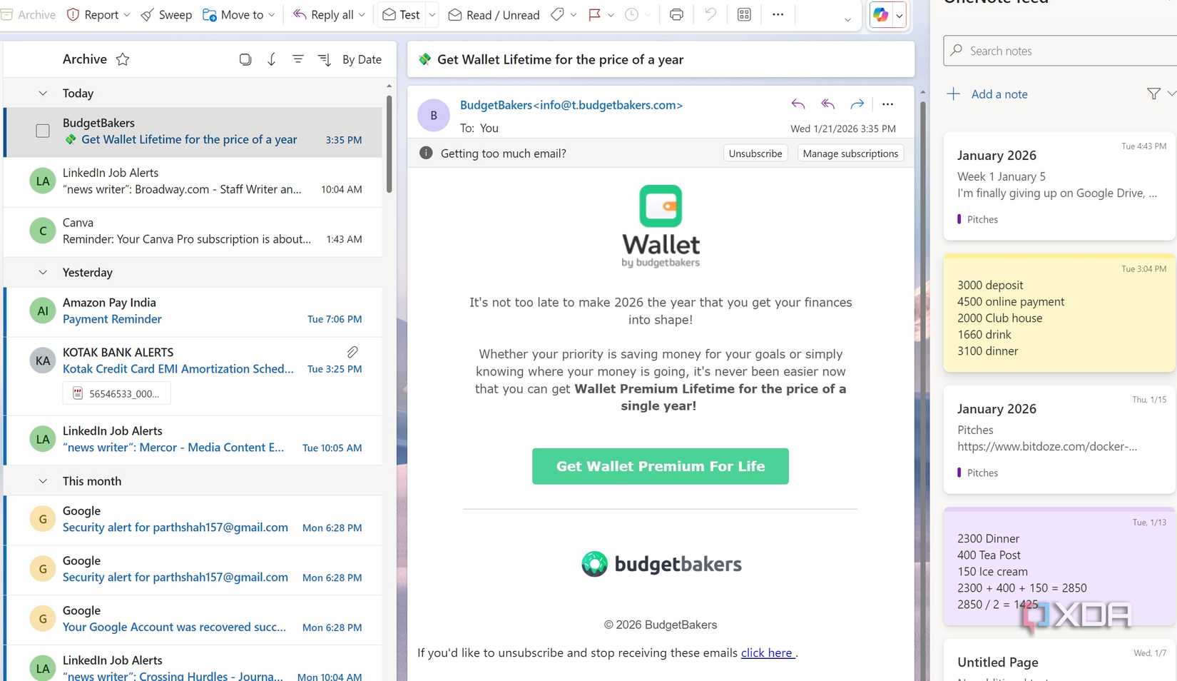 Outlook has a note-taking app hiding in plain sight – and now I use it ...