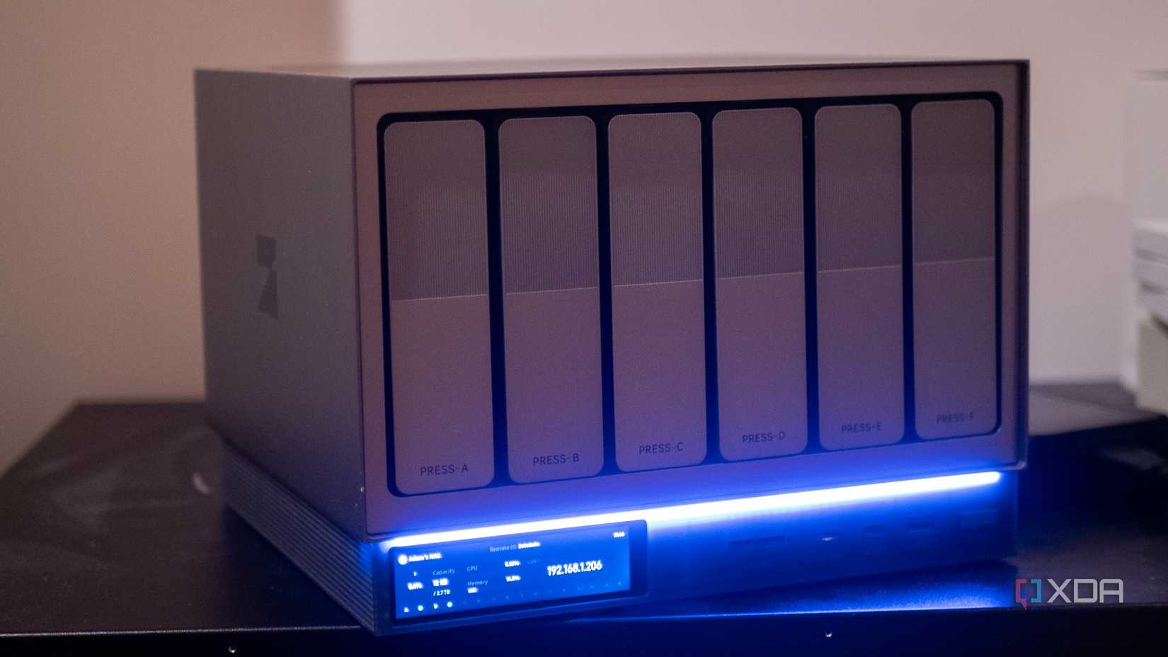 This NAS wouldn't give me SSH access, so I hacked into it instead