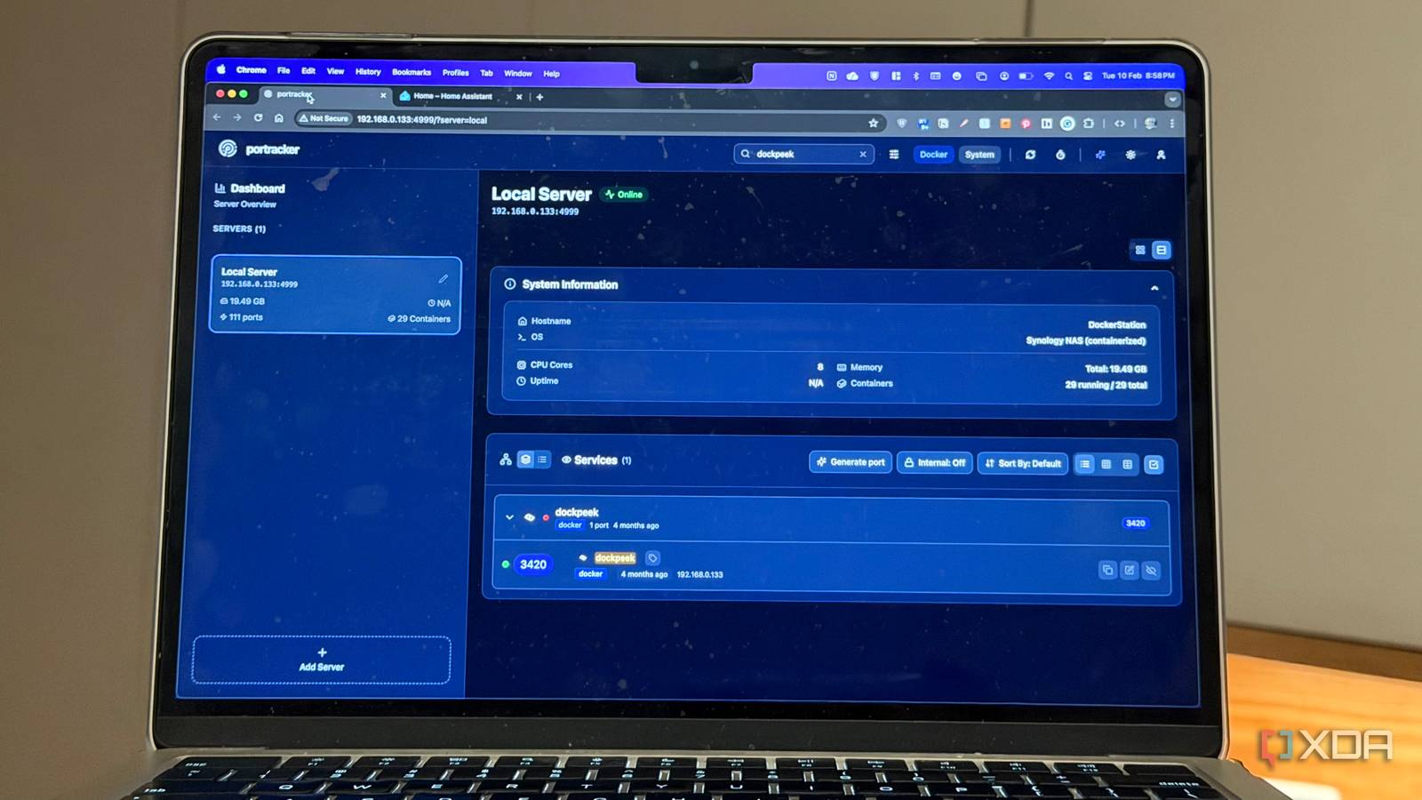 I finally found a way to track all my home server ports without using a ...