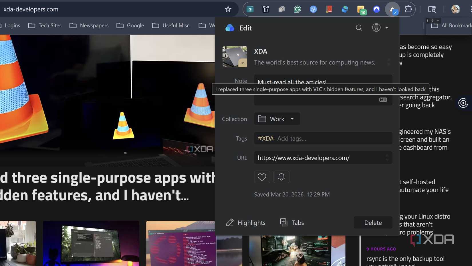 Browser bookmarks don't work for saving articles—this is what actually does