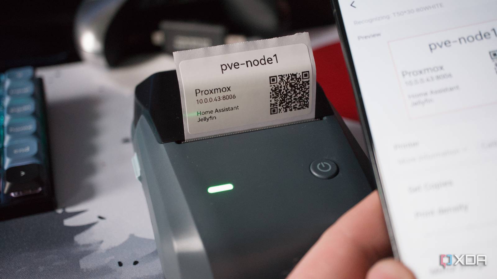 A $40 label maker and QR codes completely changed how I manage my home lab