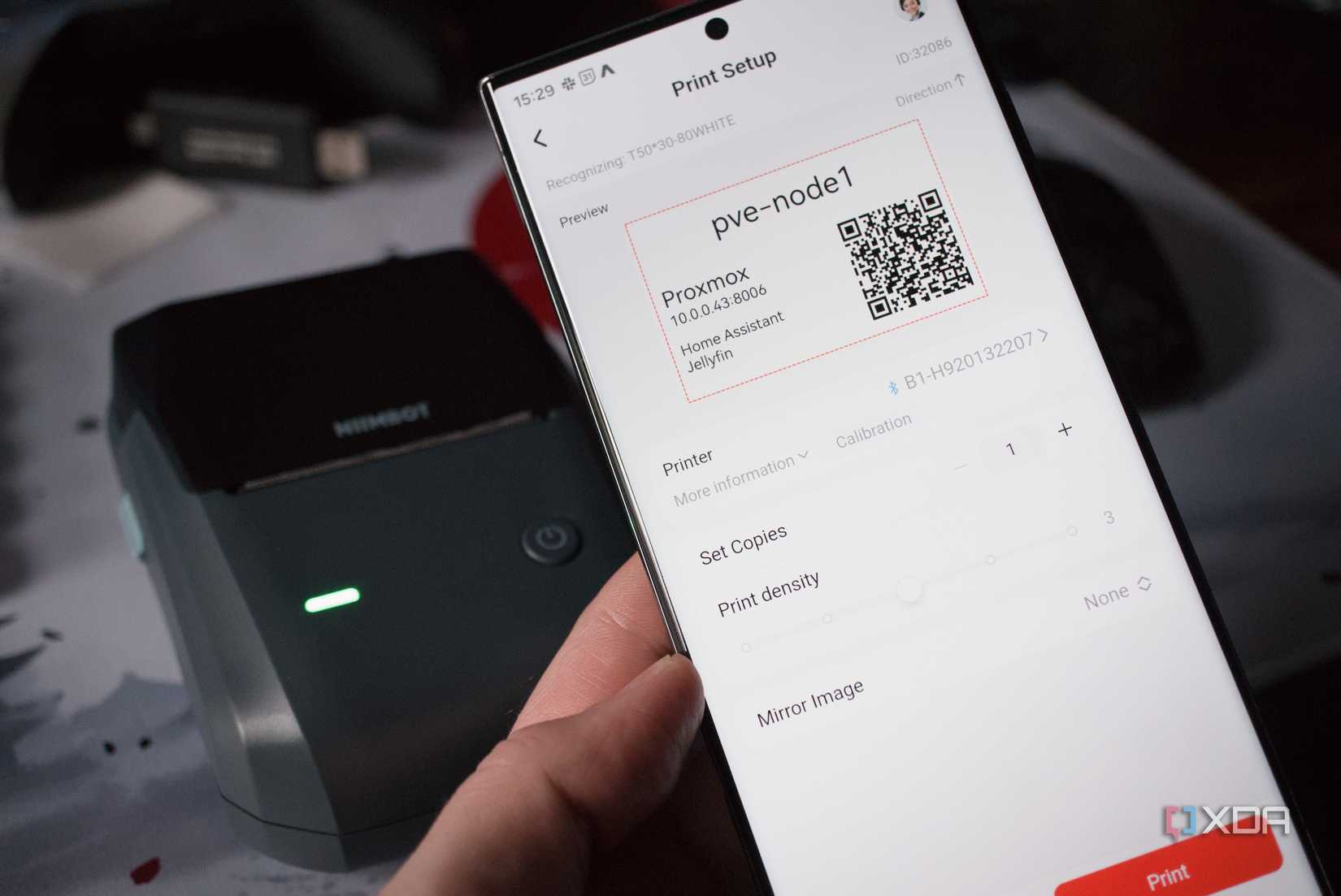 A $40 label maker and QR codes completely changed how I manage my home lab