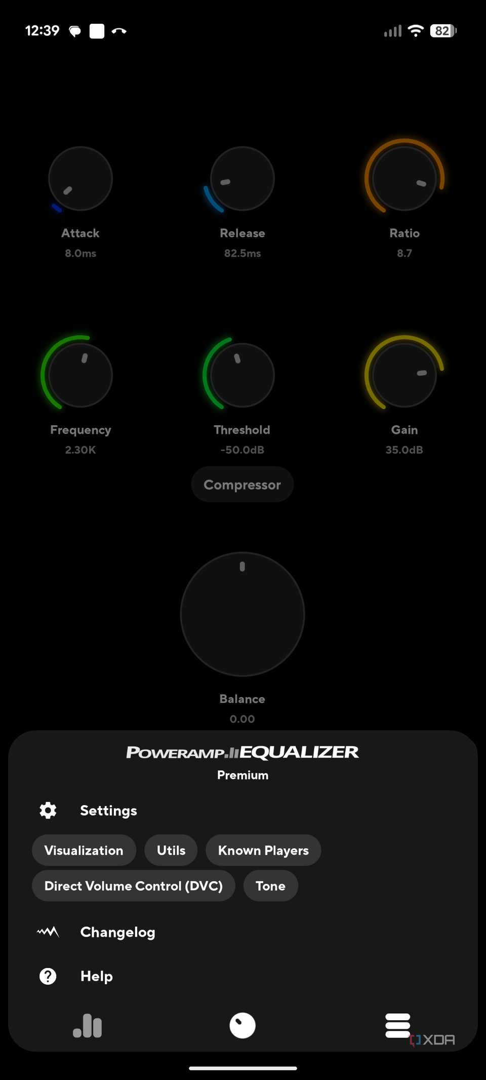 Android Auto won't give me an equalizer, so I use this free app instead