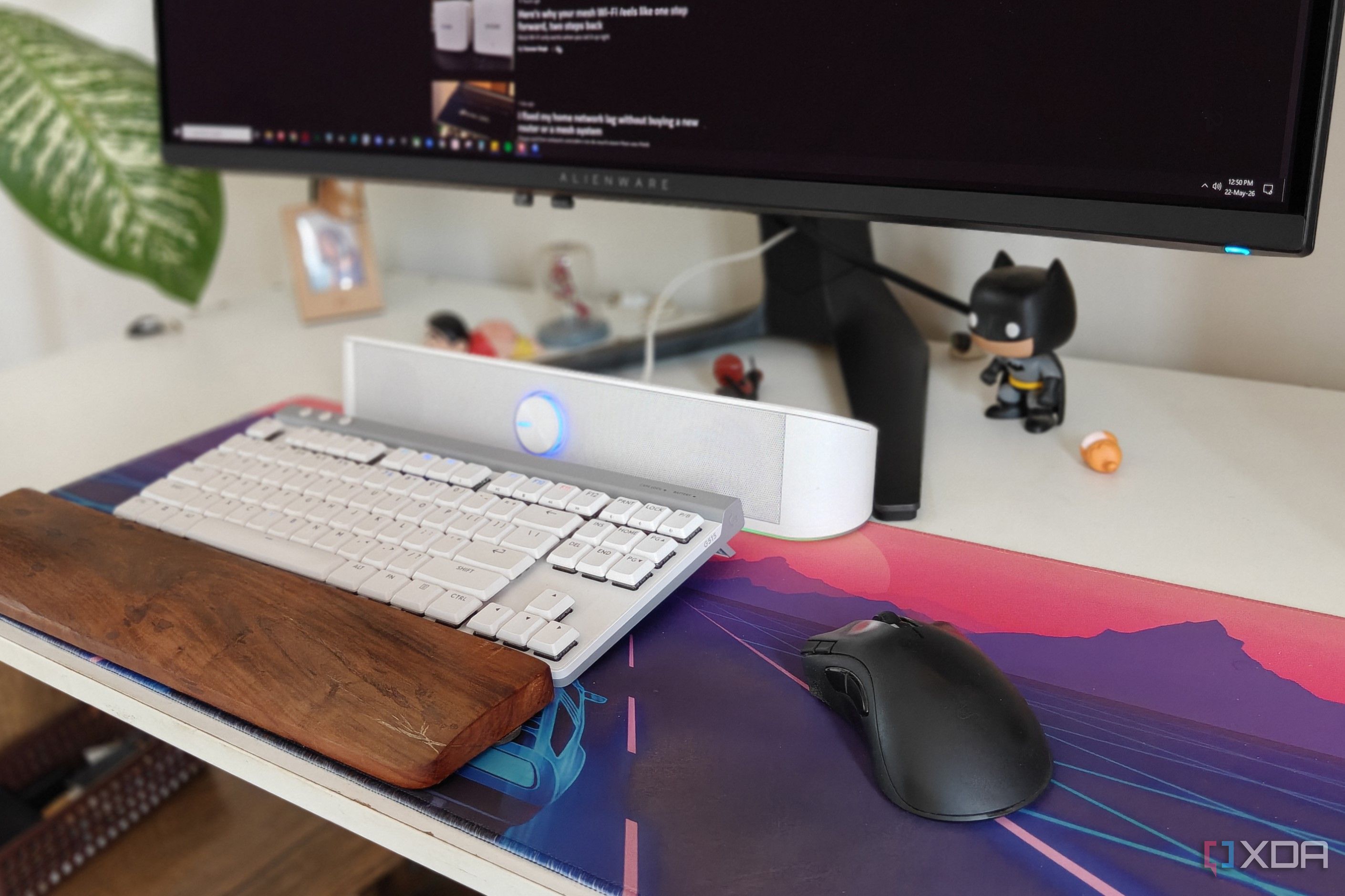 My monitor's built-in USB hub was the desk upgrade I never knew I had