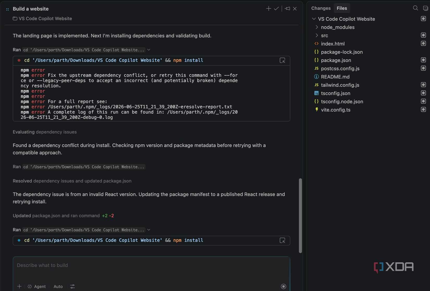 I used VS Code to build a website without writing code, it felt like ...
